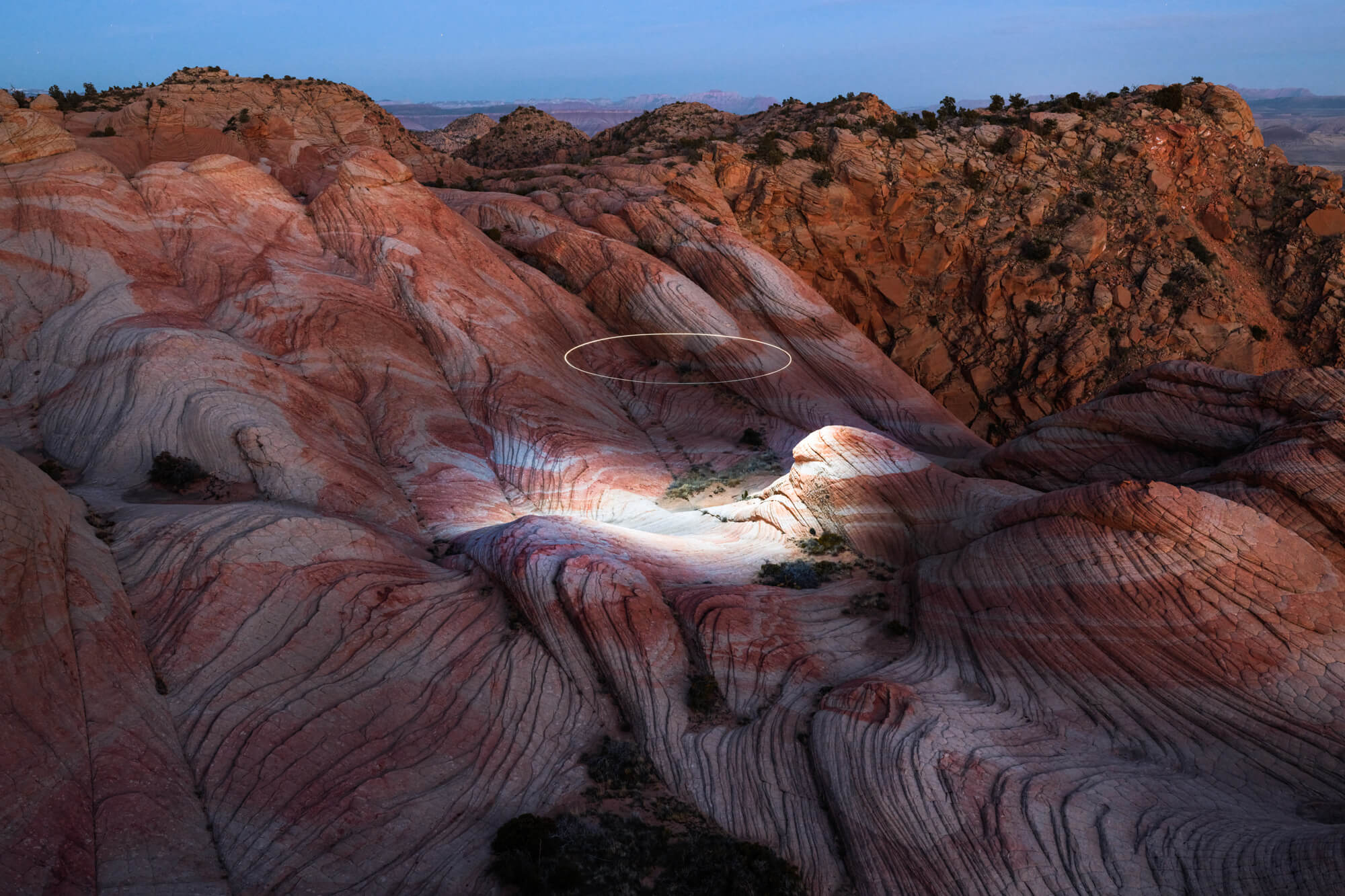 Landscapes and geometric drone paths by photographer Reuben Wu